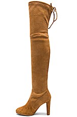 Stuart Weitzman Highland Boot in Camel Suede | REVOLVE