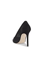 Stuart Weitzman Stuart 100 Pump in Black Mesh | REVOLVE
