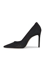 Stuart Weitzman Stuart 100 Pump in Black Mesh | REVOLVE