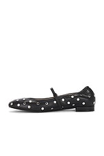 Stuart Weitzman Claris Stud Ballet Flat in Black | REVOLVE