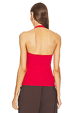 Susana Monaco Halter Top in Perfect Red | REVOLVE
