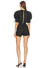 The Femm Sofia Romper in Black | REVOLVE
