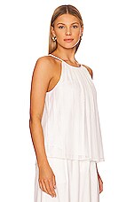 Theory Halter Cami Top in White | REVOLVE