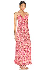 Tiare Hawaii Nanea Maxi Dress in Batik Daisy Peach | REVOLVE