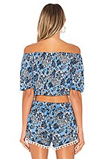 Tiare Hawaii Lover Crop Top in Sky Folk | REVOLVE