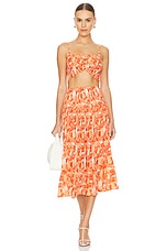 Tiare Hawaii Havana Top in Scattered Petals Gold | REVOLVE