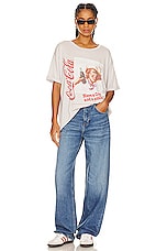The Laundry Room Coke Gal Smile Oversized Tee in Star Dust | REVOLVE