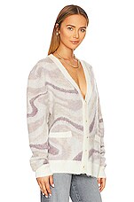 TWENTY Montreal Spectrum Swirl Mohair Cardigan in Off White | REVOLVE