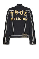 True Religion Rope Stitch Western Jimmy Jacket in Rinse | REVOLVE