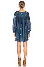 Tularosa Blythe Dress in Navy & Gold | REVOLVE