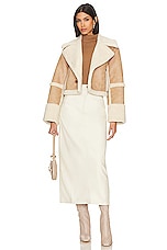 Tularosa Cindi Jacket in Hazelnut Brown | REVOLVE