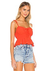 Tularosa Myra Top in Coral | REVOLVE