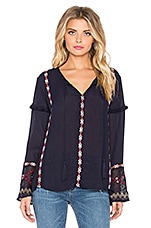 Tularosa Katarina Top in Navy | REVOLVE