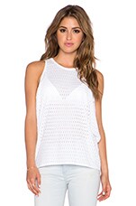 TWENTY Montreal Perforated Tank in White | REVOLVE