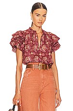 Ulla Johnson Lilli Top in Amaranthus | REVOLVE