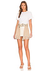 Understated Leather Chaps Belt in Dust | REVOLVE