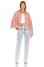 Understated Leather Howlin Moon Jacket in Rose | REVOLVE