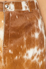 Understated Leather x REVOLVE Cowhide Skirt in Cow Pony Hair | REVOLVE