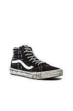 Vans California SK8 Hi Reissue Over Washed Plaid en Nine Iron Blanc de ...