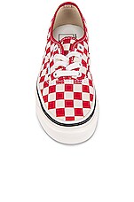 Vans Authentic 44 Sneaker in OG Red & Check | REVOLVE