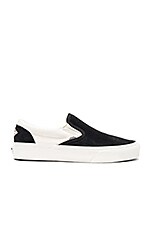 Vans Native Embroidery Classic Slip-On in Black & Marshmallow | REVOLVE