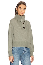 Varley Milan Sweater in Dusky Green Fleck Marl | REVOLVE