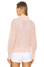 Varley Fairfield Knit Jacket in Rose Smoke | REVOLVE