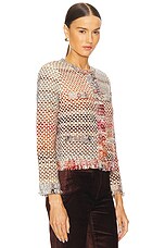 Veronica Beard Sariyah Knit Jacket in Red Multi | REVOLVE