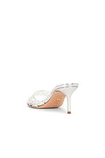 Veronica Beard Tia Jelly Heel in Clear & Silver | REVOLVE