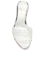 Veronica Beard Tia Jelly Heel in Clear & Silver | REVOLVE