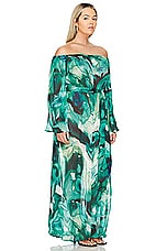 villa fresca Malia Pleated Dress in Tropic Ink | REVOLVE