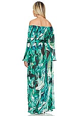 villa fresca Malia Pleated Dress in Tropic Ink | REVOLVE