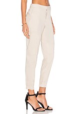 Vince Linen Cargo Pant in Marzipan | REVOLVE