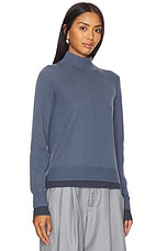 Vince Double Layer Turtleneck in Iris Water | REVOLVE