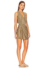 Vix Swimwear Karina Mini Cover Up Dress in Pistachio | REVOLVE
