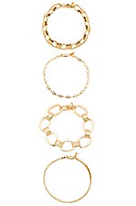 Vanessa Mooney Riley Bracelet Set in Gold | REVOLVE