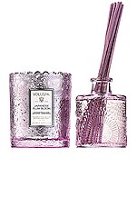 Voluspa Japanese Plum Bloom Scalloped Candle & Diffuser Gift Set in ...