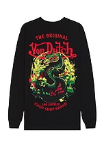 Von Dutch Snake Graphic Long Sleeve Tee in Black | REVOLVE