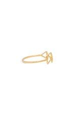 Wanderlust + Co Multi Tri Ring in Gold | REVOLVE