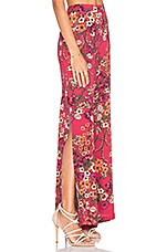 WAYF Split Wide Leg Pant in Red Botanical | REVOLVE