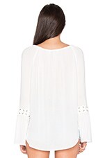WAYF Eyelet Blouse in Ivory | REVOLVE