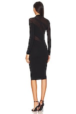 Wolford Sheer Opaque Dress in Black | REVOLVE