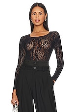 Wolford Snake Lace String Body in Black | REVOLVE