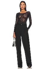 Wolford Snake Lace String Body in Black | REVOLVE