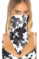 WeWoreWhat Bandana in Cowhide Black | REVOLVE