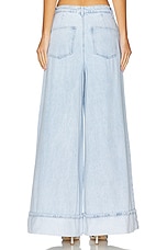 WeWoreWhat Pleated Wide Leg Jeans in Denim | REVOLVE