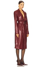WeWoreWhat x REVOLVE Faux Leather Trench in Red | REVOLVE