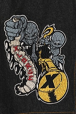 XLARGE Aliens Denim Shorts in Black | REVOLVE