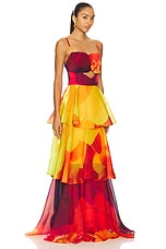 YAURA Keta Petal Print Dress in Petal Print | REVOLVE