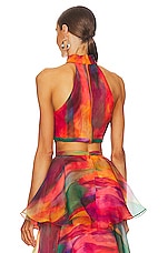 YAURA Faari Crop Top in Aquarelle Print | REVOLVE